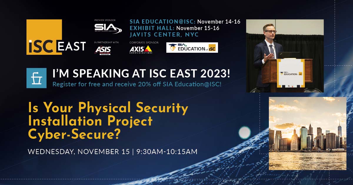 ISC East | November 14-16, 2023 | Javits Center, New York City