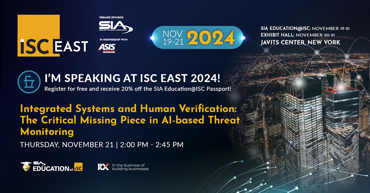 ISC East | November 19-21, 2024 | Javits Center, New York